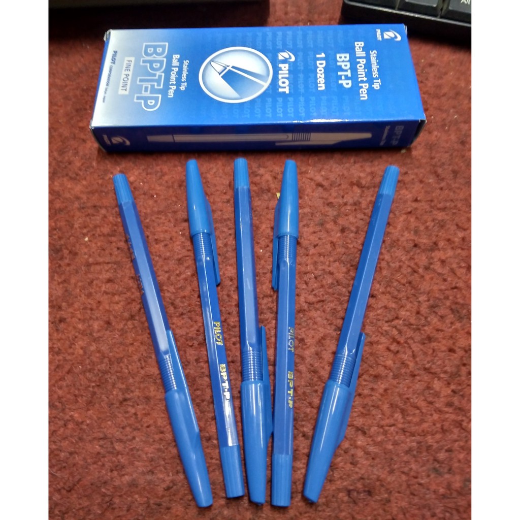 Jual Pilot Pen Ballpoint BPT-P / Pulpen Pilot BPTP HITAM / BIRU BPT ...