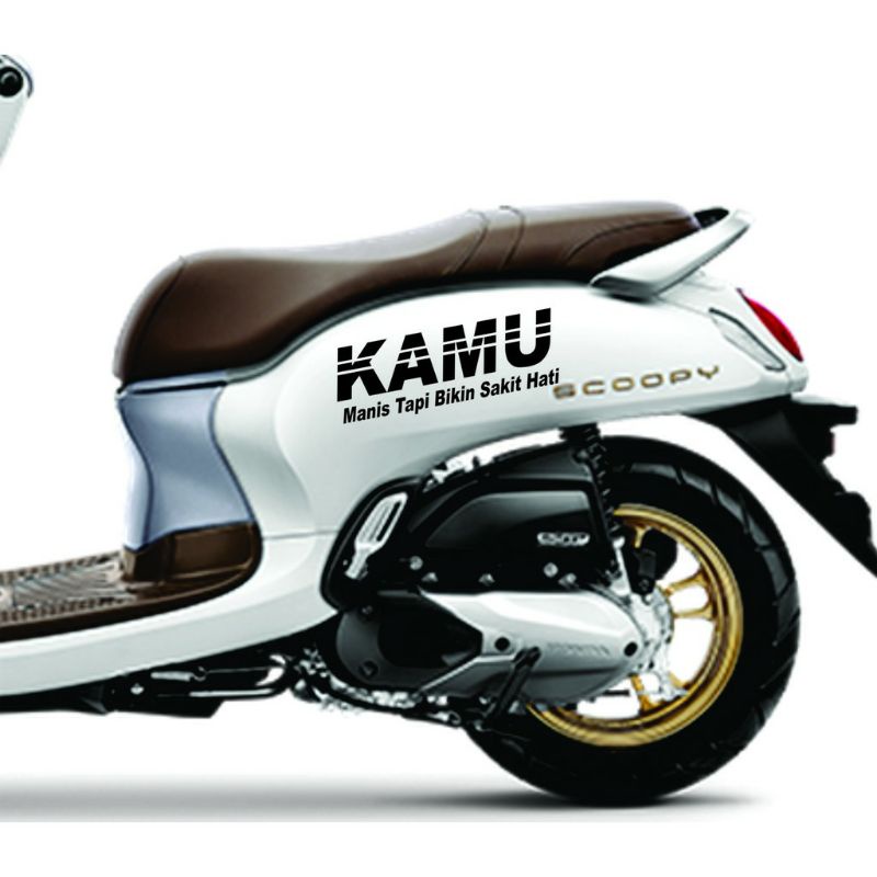 Jual stiker cutting keren viral paduka sticker KAMU cocok untuk bodi ...