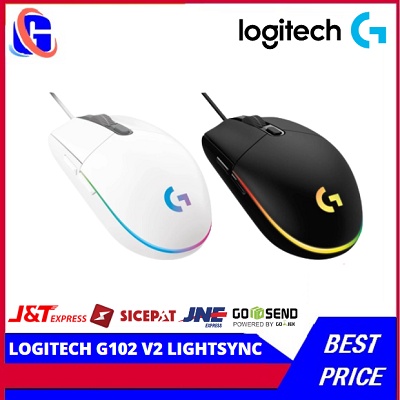 Jual LOGITECH G102 v2 LIGHTSYNC RGB Gaming Mouse - GARANSI RESMI - Hitam | Shopee Indonesia