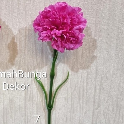 Jual Bunga Carnation Anyelir Artificial Latex x1 ( Ada 10 Warna , HARGA ...