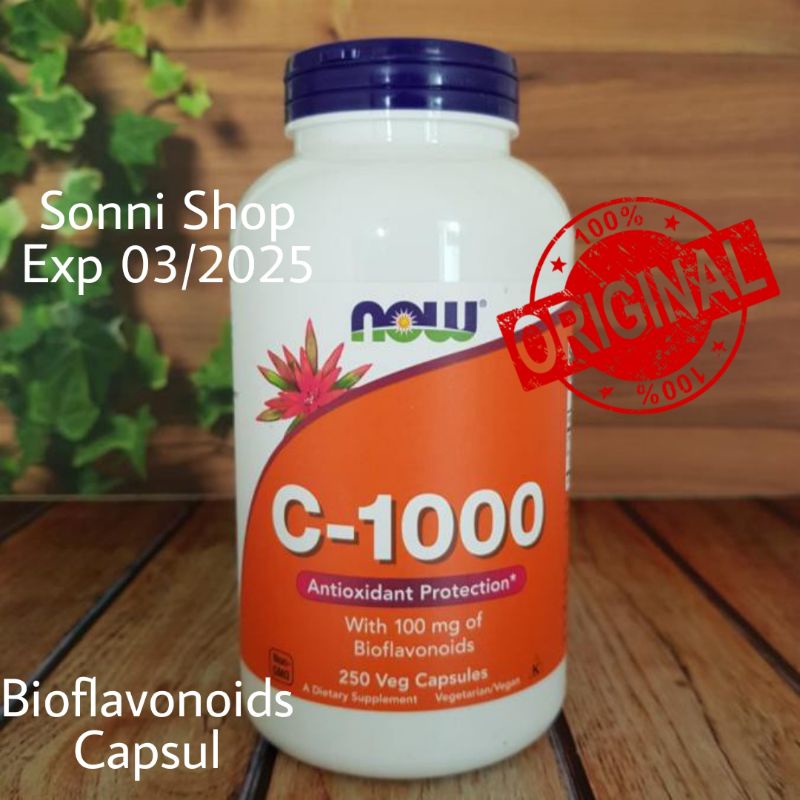 Jual Now Foods Vitamin C 1000 mg Antioxidant Protection 250 Tablet ...