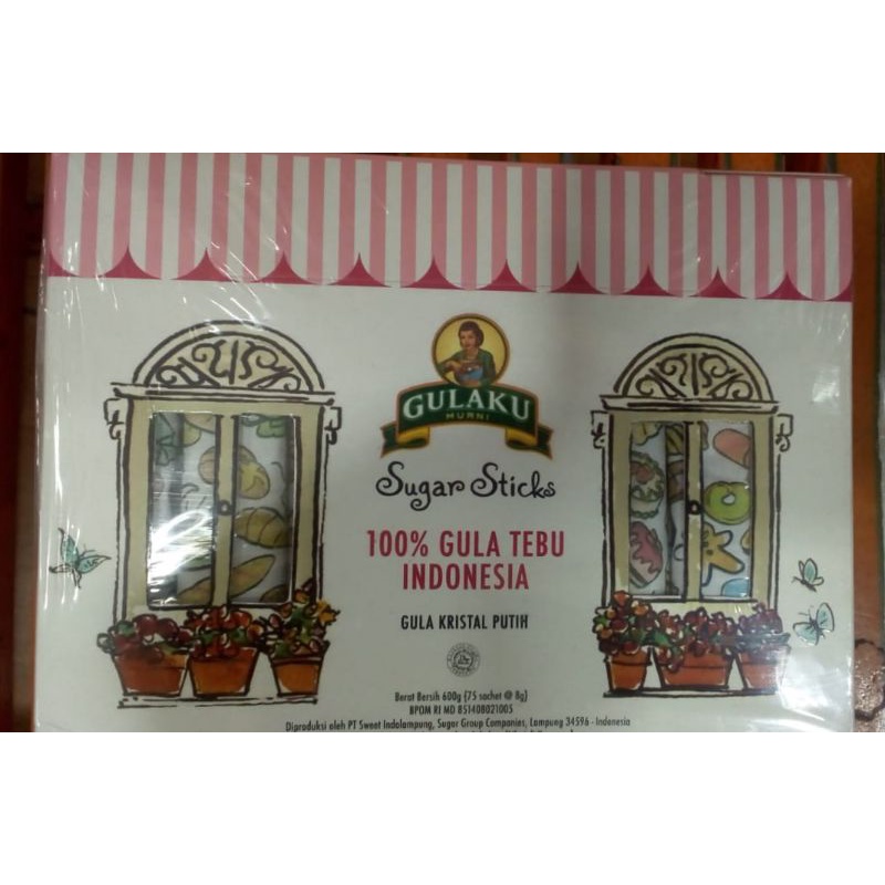 Jual Gulaku Sugar Stick 600gr (75 Sachet) | Shopee Indonesia