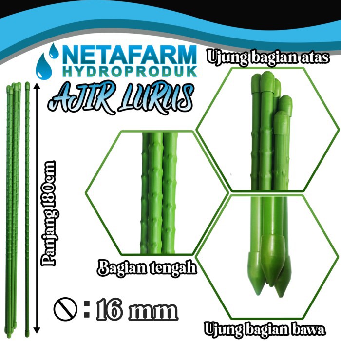 Jual Ajir Modern Tanaman - Plant Stake - 16mm x 180cm | Shopee Indonesia