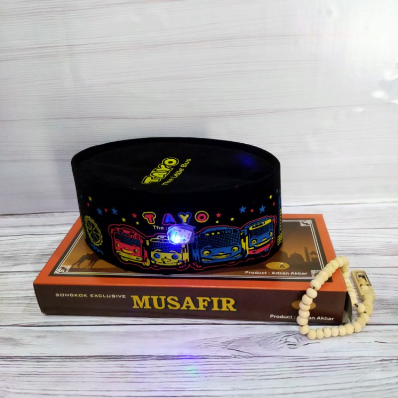 Jual PECI LED ANAK KARAKTER–(TERBARU) PECI ANAK DOBEL LED/songkok led ...