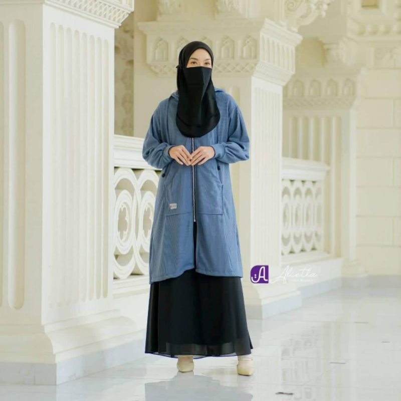 Jual FATHIYAH OUTER MUSLIMAH ORI ALIETHA JACKET WANITA TERBARU VIRAL ...