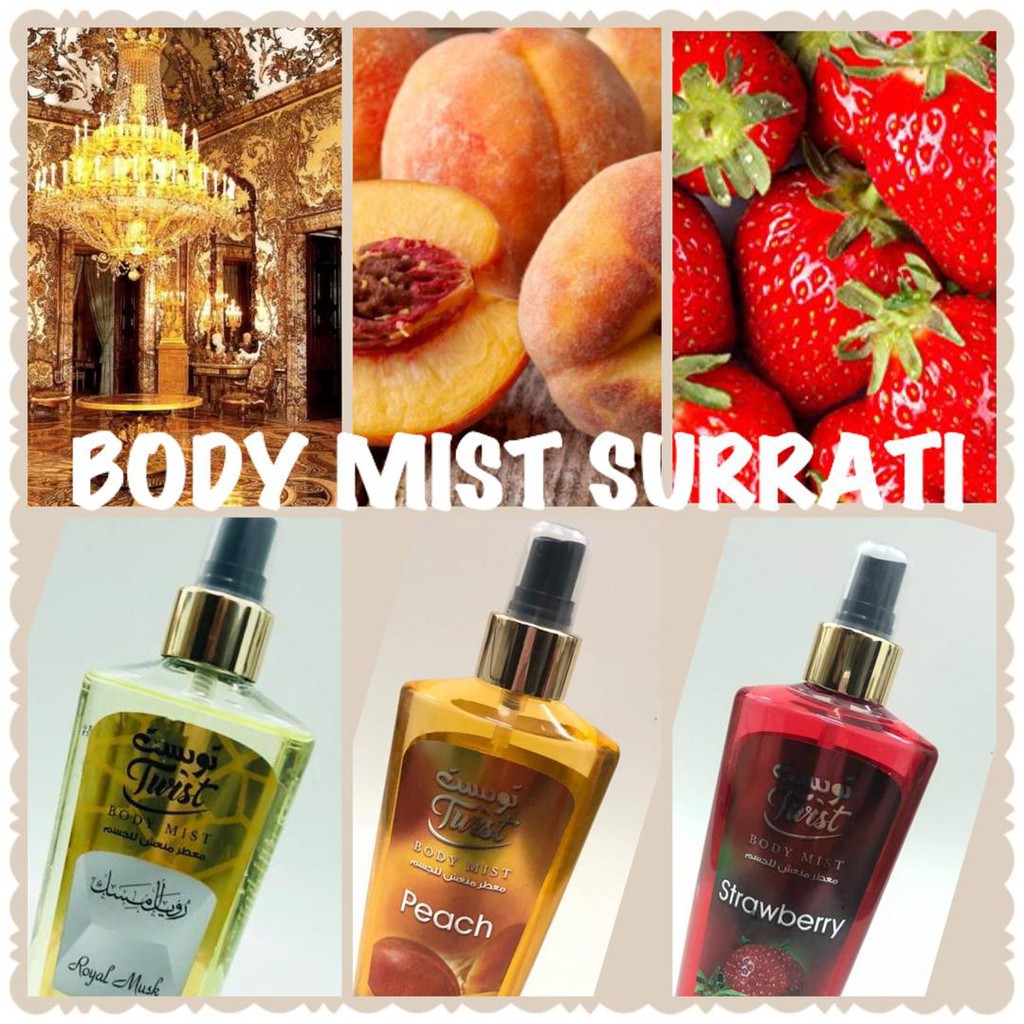 Jual Surrati Body Mist 250ml | By Perfumes Surrati | Shopee Indonesia