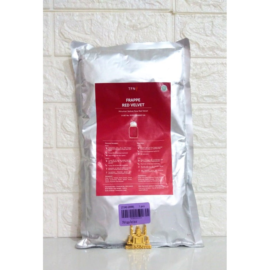 Jual Bubuk Toffin Red Velvet Frappe Powder 1Kg | Bubuk Minuman | Shopee ...