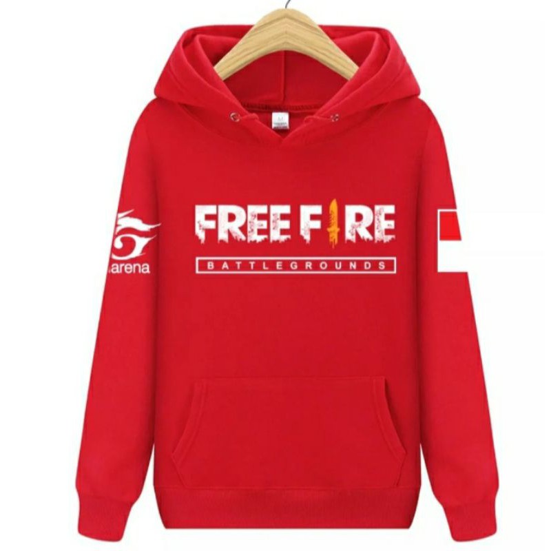 Jual HOODIE FREE FIRE || SWEATER ANAK FREE FIRE TERMURAH | Shopee Indonesia