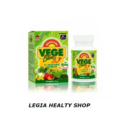 Jual Vegeblend 21 Junior Isi 30 Kapsul (Suplemen Sayuran Untuk Anak ...