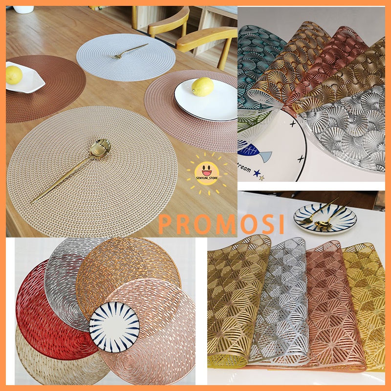 Jual Tatakan Piring Meja Makan Alas Piring Tahan Panas Table Mat ...