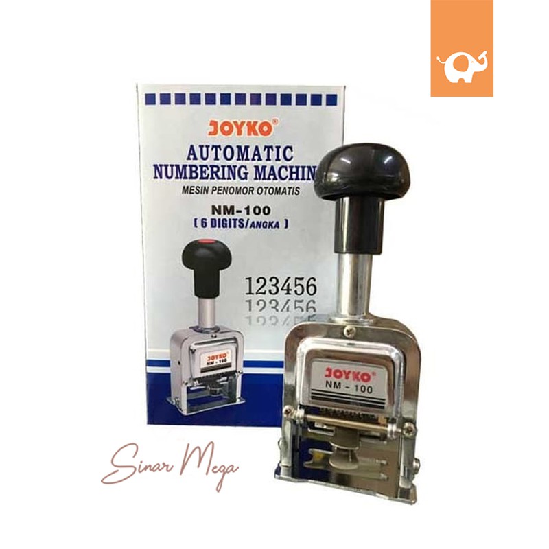 Jual JOYKO Automatic Numbering Machine NM100 NM-100 (6 Digits/Angka ...
