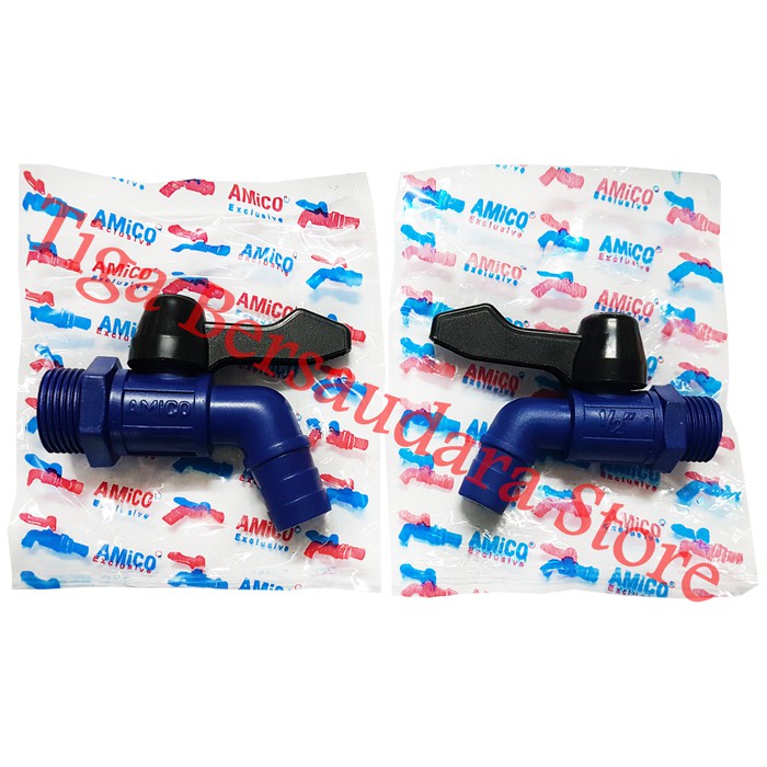 Jual Kran Air PVC AMICO 1/2" / Keran AMICO 1/2 inch | Shopee Indonesia