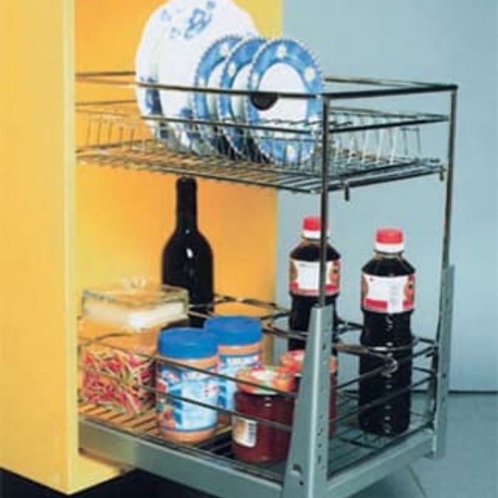 Jual Rak Botol - Rak Botol Tarik Stainless 40Cm Vitco Xc 29021F ...