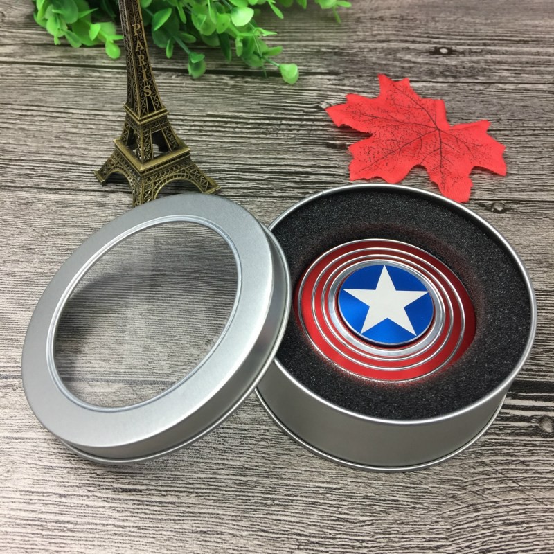 Jual Fidget Spinner Captain America - Fidget Hand Spinner Premium ...