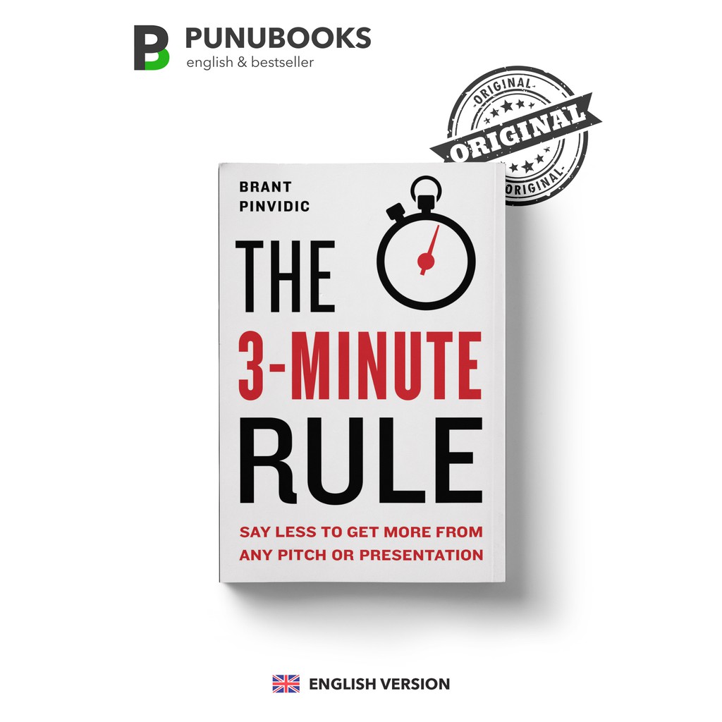 Jual The 3-Minute Rule by Brant Pinvidic | Shopee Indonesia