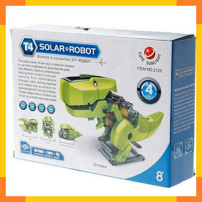 Jual Mainan Edukasi Robot Tenaga Surya 4 in 1 Transforming Solar ...