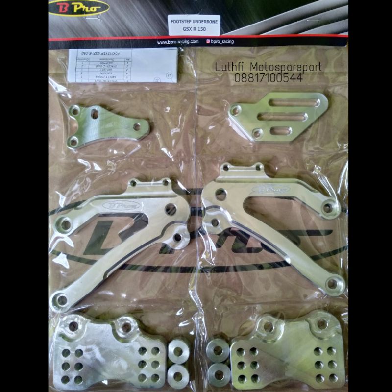 Jual Footstep Underbone BPRO Racing GSX R 150 / GSX S 150 | Shopee ...