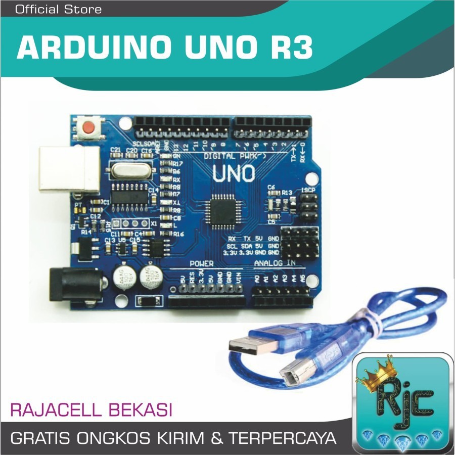 Jual Uno R3 SMD HIGH QUALITY Mega328 CH340G Compatible for Arduino Uno ...