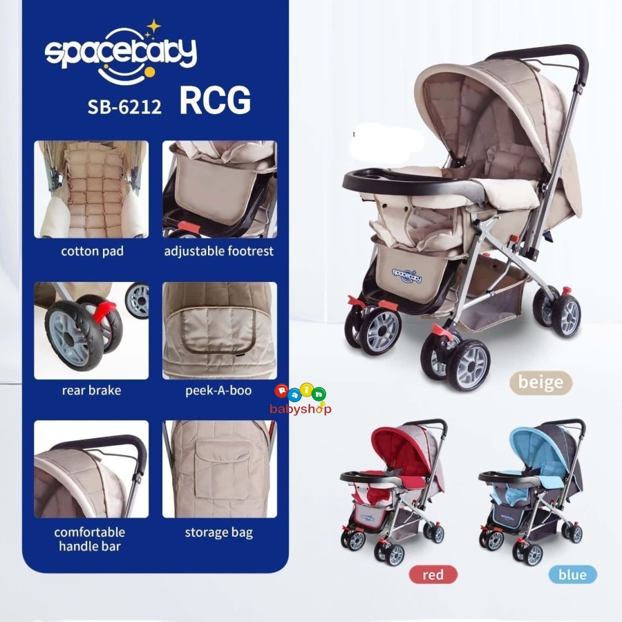 Jual Space Baby Stoller SB 6212 - Kereta Dorong Anak Bisa Hadap Ibu SB ...