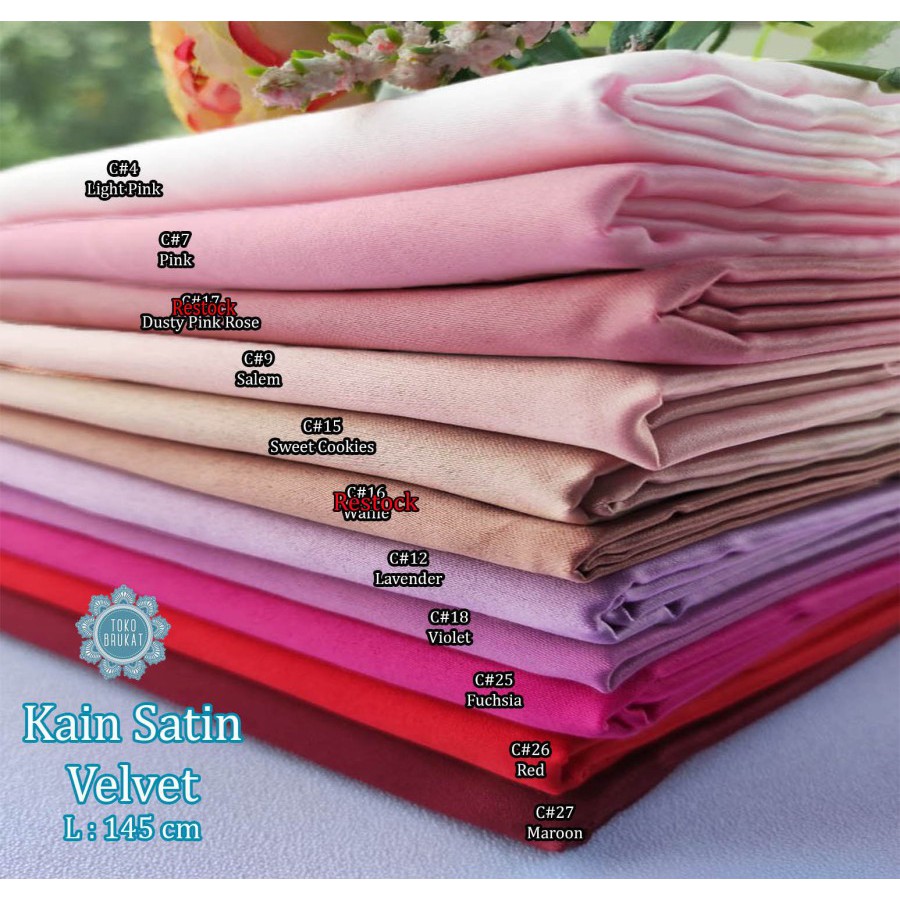 Jual KAIN MONALISA/ KAIN METERAN/ BAHAN BUAT PURING LEMBUT DAN JATUH ...