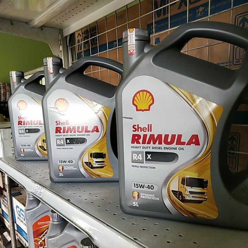 Jual Oli Mesin Shell Rimula R4X 5 lt SHELL -10286- | Shopee Indonesia