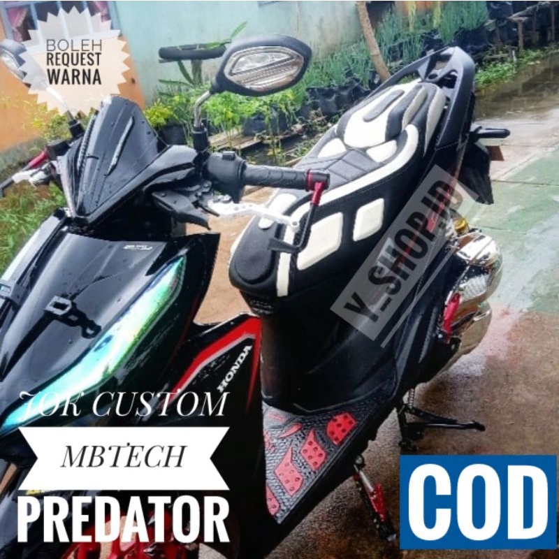 Jual Jok Motor Custom Full MBtech Honda Vario Model Predator | Shopee ...