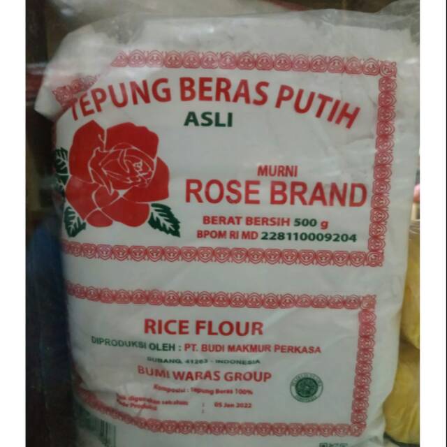 Jual Tepung beras Rose Brand 500gr | Shopee Indonesia