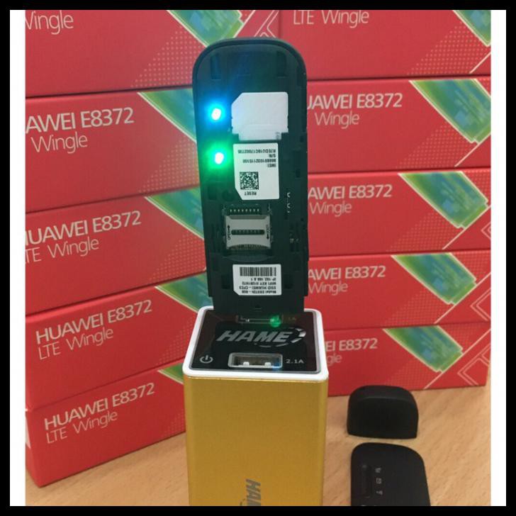 Jual Huawei Wingle 4G LTE Mobile Modem WiFi / MiFi dongle E8372 ...