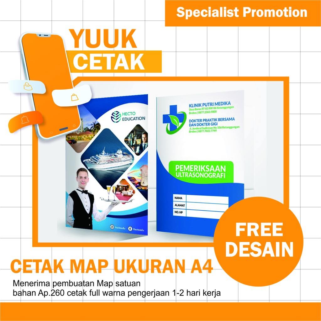 Jual cetak map custom / cetak map a4 / cetak map satuan / cetak map ...
