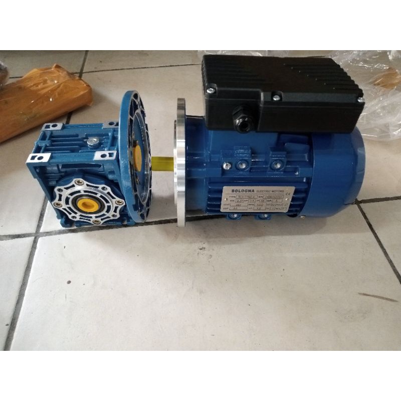 Jual Worm gear NMRV 090 + MOTOR 2HP 1PHASE gearbox nmrv 090 | Shopee ...