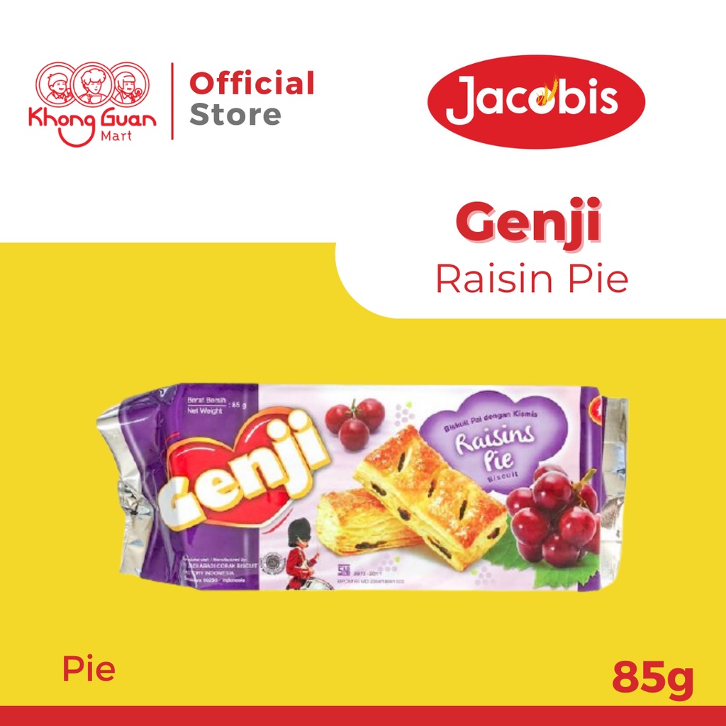 Jual MONDE Genji Raisin Pie Mini Pack 85 Gram | Shopee Indonesia