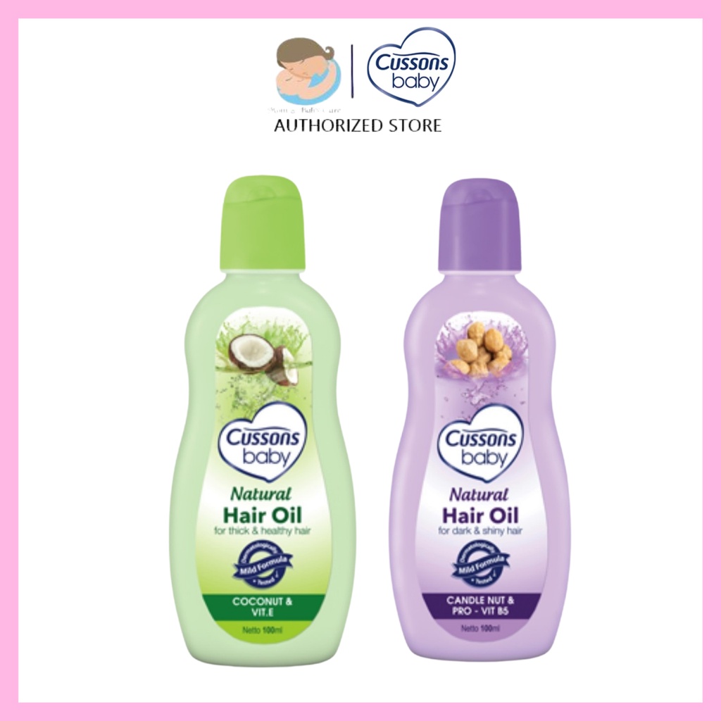 Jual Cussons Baby Natural Hair Oil 100ML/ Minyak Rambut Bayi | Shopee ...