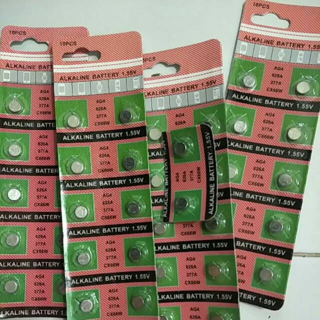 Jual baterai jam alkaline 1.55 V bagus ori laris import murah promo ...