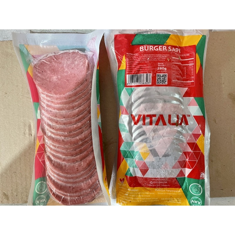 Jual Vitalia Burger Sapi isi 20 280gr | Shopee Indonesia