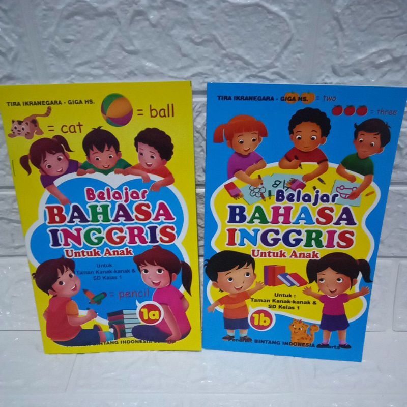 Jual BUKU BELAJAR BAHASA INGGRIS 1A & 1B UNTUK ANAK TK PAUD SD | Shopee Indonesia