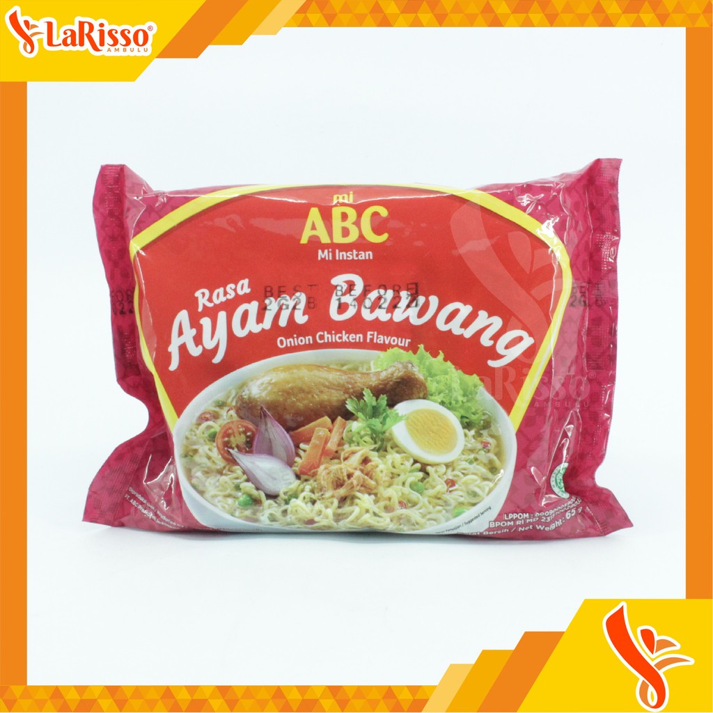 Jual MIE INSTANT ABC KUAH RASA AYAM BAWANG 65GR | Shopee Indonesia