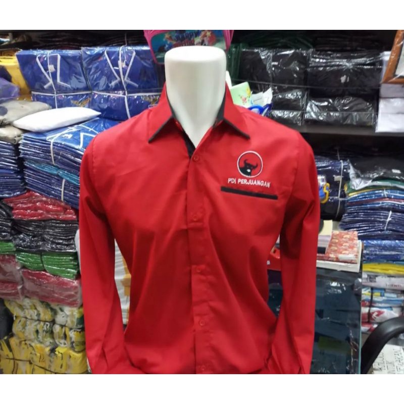 Jual KEMEJA PARTAI PDI/KEMEJA PARTAI PDIP | Shopee Indonesia