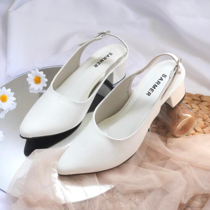 Jual Dwika - ALANA HEELS WHITE EDITION | Shopee Indonesia