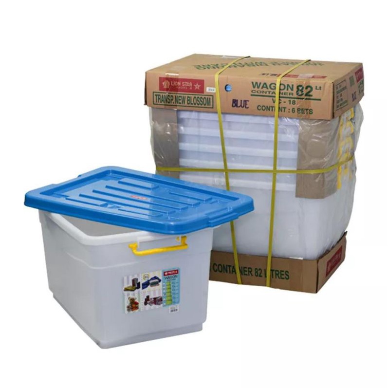 Jual 6 biji Box Lion star Wagon 82 liter partai. 1 dus isi setengah ...