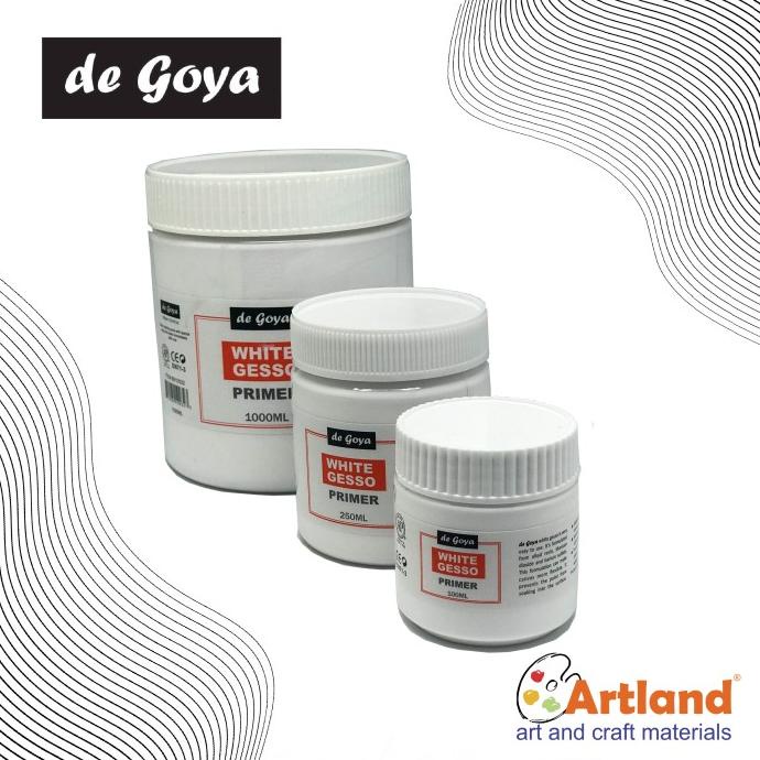 Jual De Goya White Gesso Primer ukuran 500ml | Shopee Indonesia