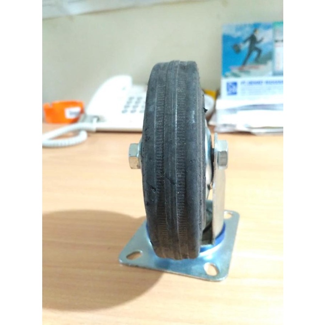 Jual Roda Hidup 5"/ Caster Wheel Rubber Triple S Kapasitas 100kg ...
