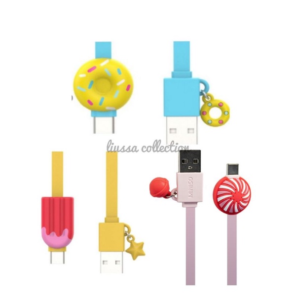 Jual Kabel Data Miniso - Type C Data Cable | Shopee Indonesia