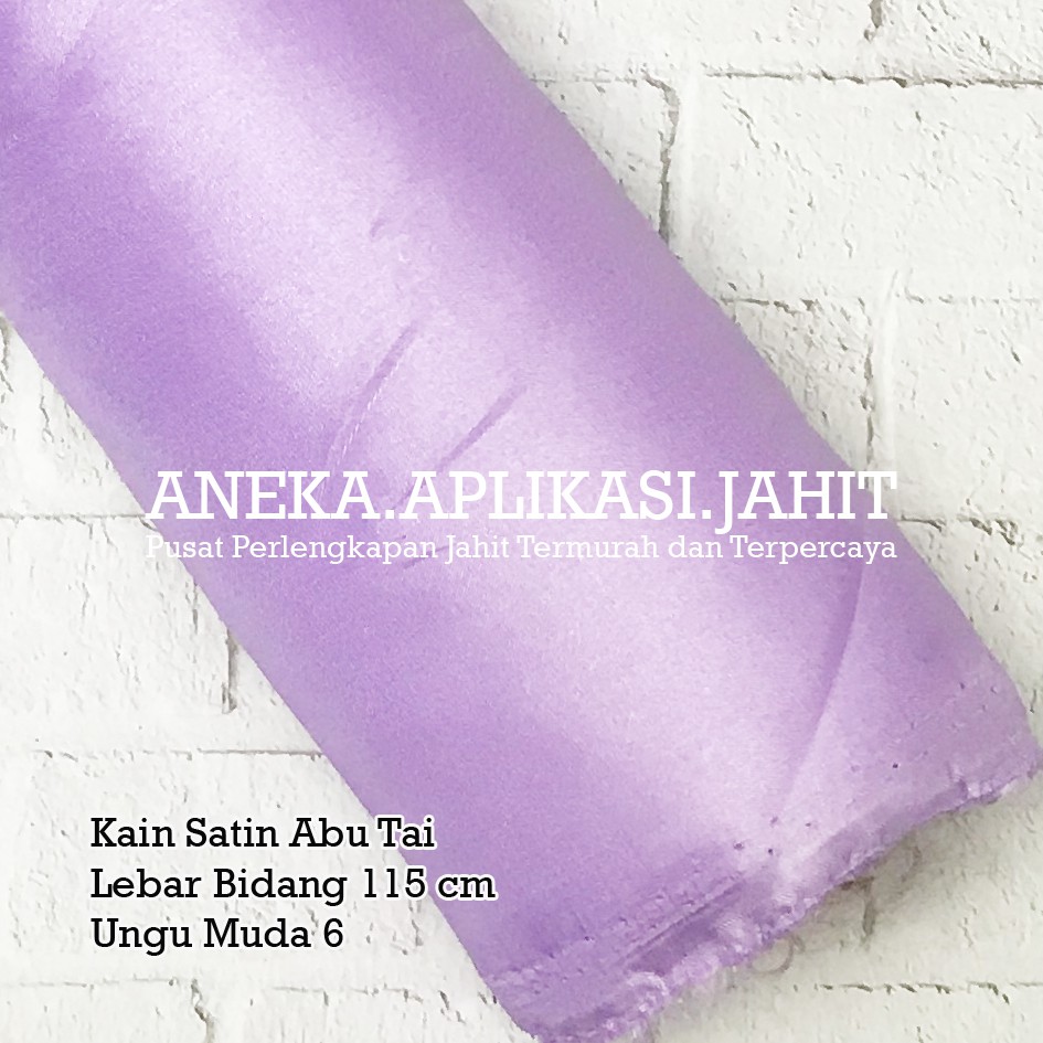 Jual [1/3] 1 METER KAIN SATIN ABUTAI / KAIN FURING TAS DOMPET / KAIN ...