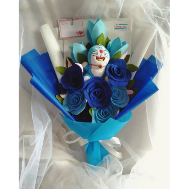 Jual Buket boneka/ buket Doraemon / buket bunga/ buket wisuda | Shopee ...