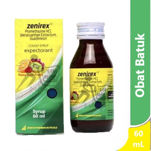 Jual Zenirex Expectorant Sirup 60 mL - obat batuk berdahak | Shopee ...