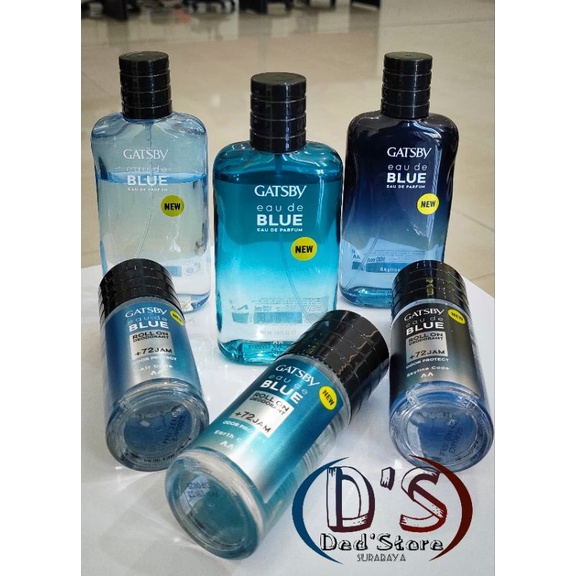Jual GATSBY EAU DE BLUE SERIES EDP 100ML NEW PRODUK BARU | Shopee Indonesia
