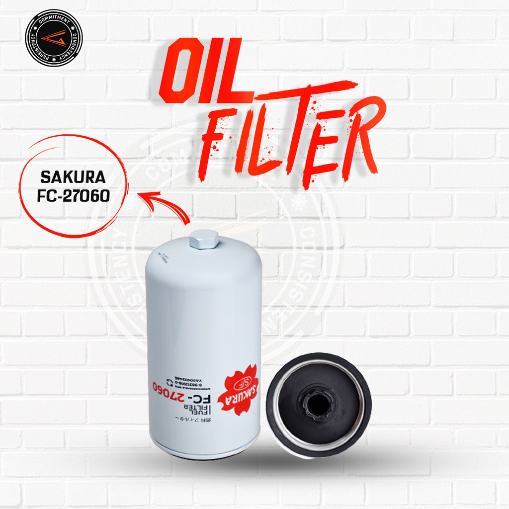 Jual Sakura Fuel Filter Solar FC-27060 / FC27060 / Sakura Filter Oli ...