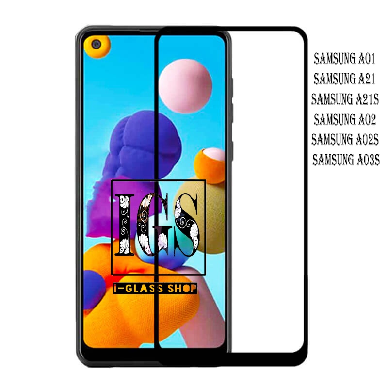 Jual IGS Tempered Glass 5D Full Lem SAMSUNG A01 A21 A21S A02 A02S A03 A04S A04E A03CORE CORE ...