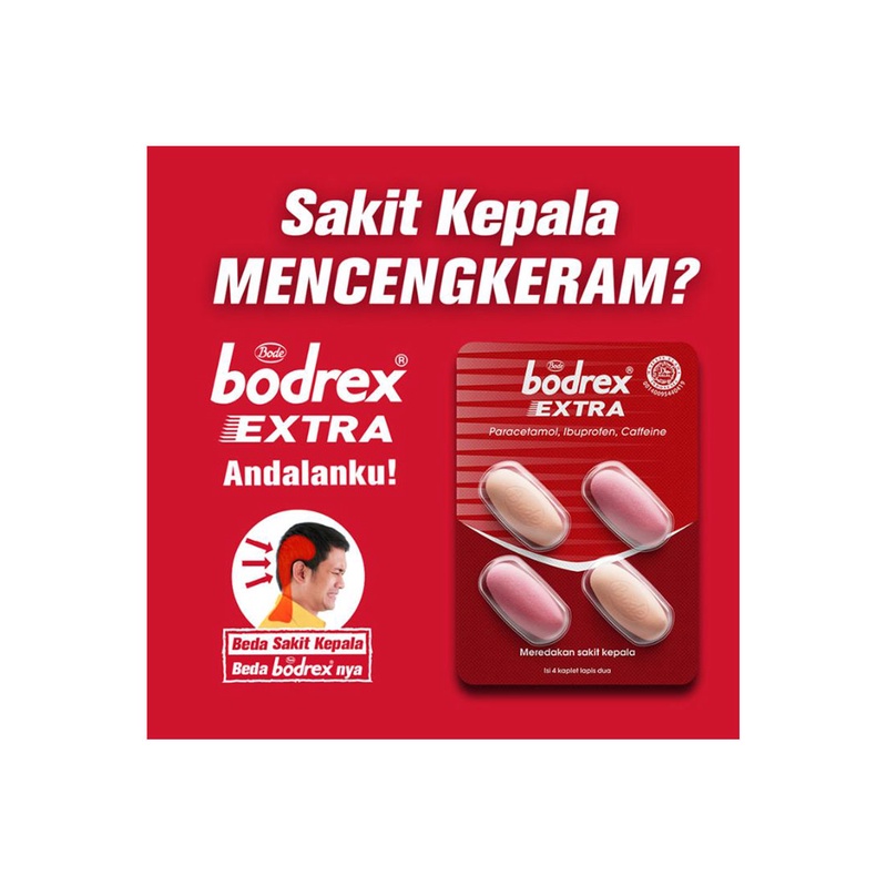 Jual Bodrex Extra 3 Blister / Obat Sakit Kepala | Shopee Indonesia