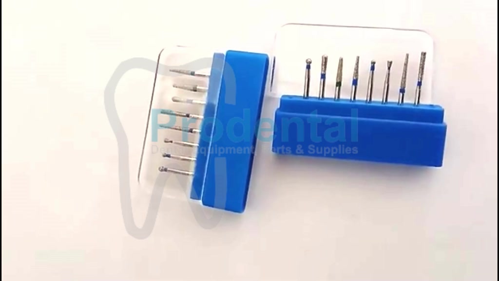 Jual Dental diamond bur gigi set bur gigi pita biru kuning merah ...